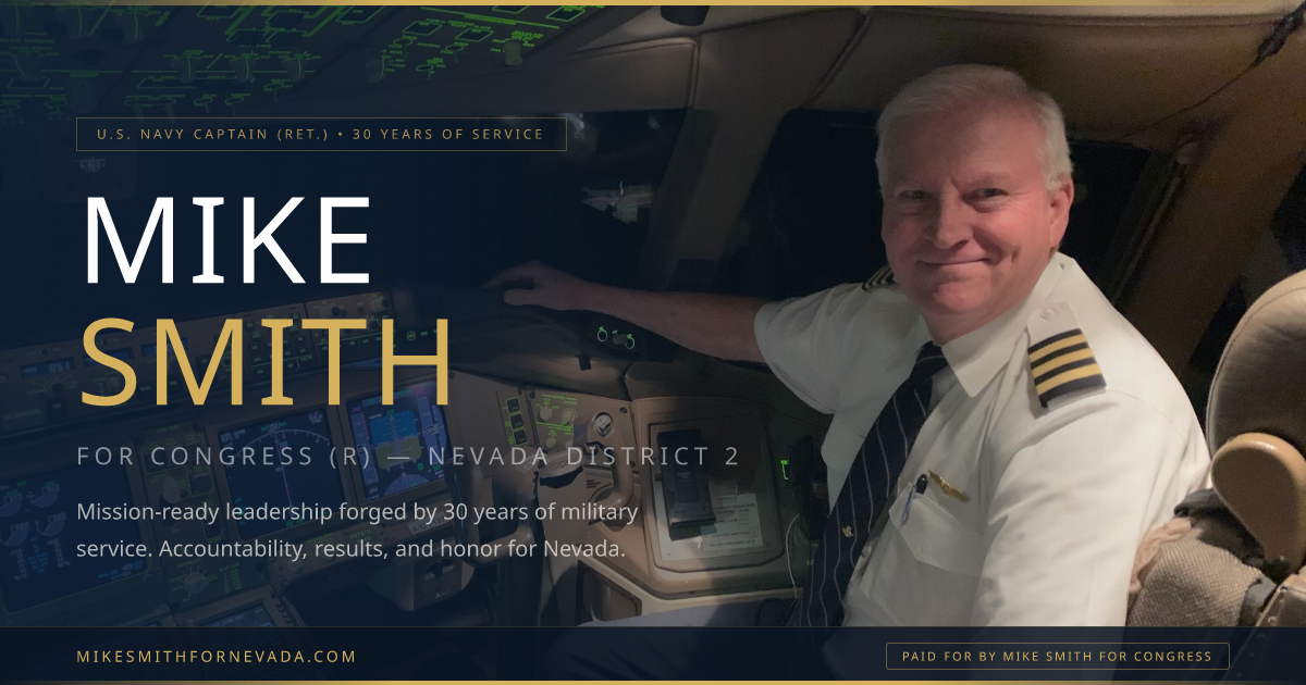 Mike Smith for Congress (R) | Nevada District 2